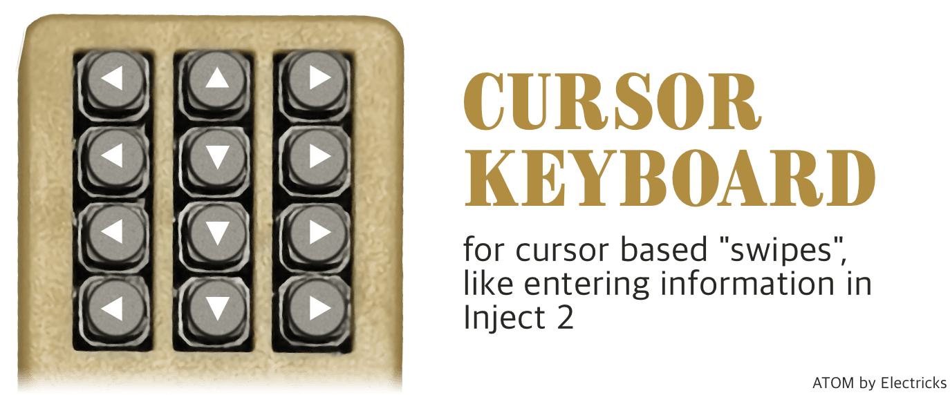 Cursor Keyboard • Atom 2 Smart Remote • Electricks Magic Shop