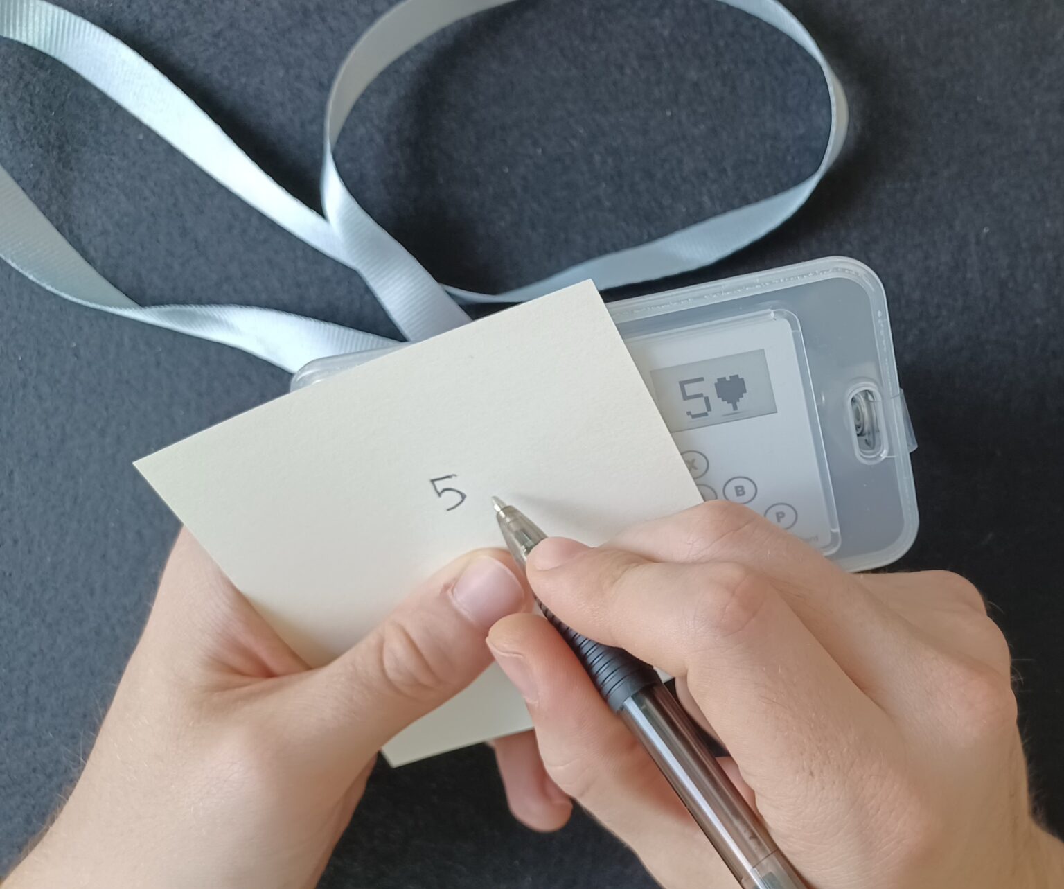 Retractable Plastic Badge Holder - Peek • Electricks MrCard • Electricks Magic Shop